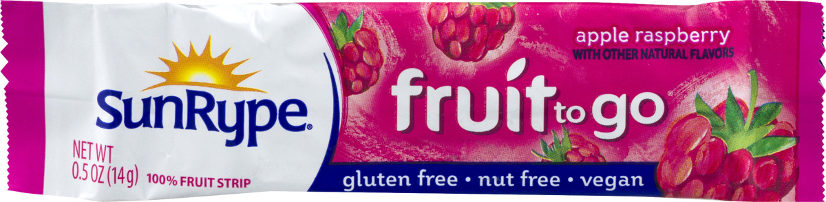SunRype Fruit To Go Fruit Strip Apple Raspberry SunRype(57961027249 ...