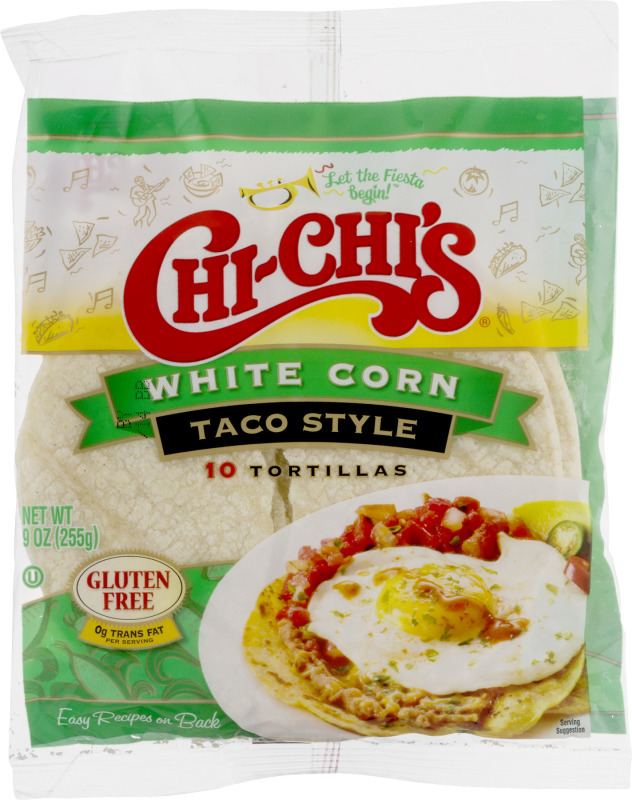 Chi-Chi's Taco Style Tortillas White Corn -10 CT Chi-Chi's(43354007806 ...