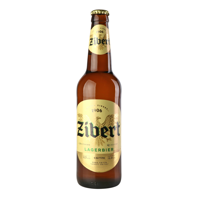 Пиво 0.5л 4.4% светлое Zibert бут Zibert(14820002710454): купить в ...