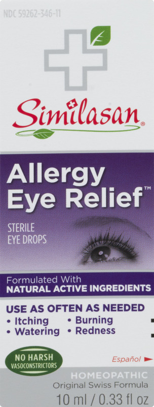 Similasin Allergy Eye Relief Sterile Eye Drops Similasan(94841300245 ...