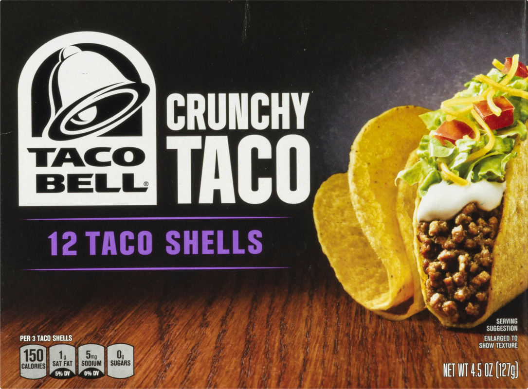 Taco Bell Crunchy Taco Shells - 12 CT Taco Bell(21000046942): customers ...