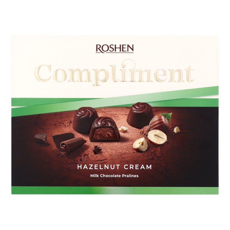 Конфеты Hazelnut Cream Compliment Roshen к/у 122г Roshen(4823077629471 ...