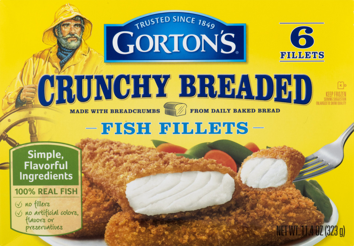 Gorton's Crunchy Breaded Fish Fillets - 6 CT Gorton's(44400156004 ...