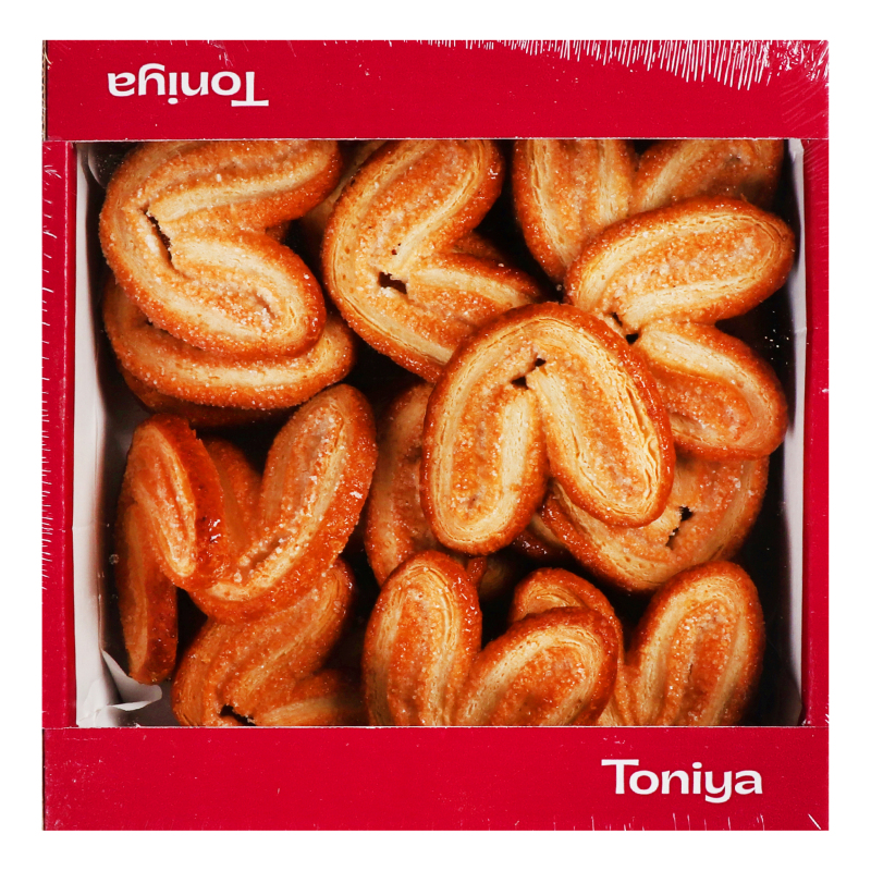 Печенье сдобное слоеное Ушки Toniya к/у 300г Toniya(4820208381192 ...