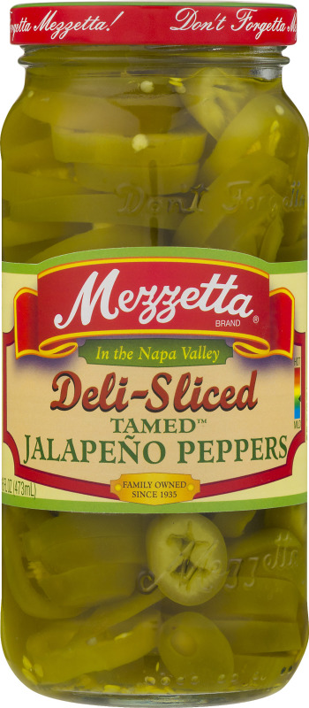 Mezzetta Deli-Sliced Tamed Jalapeno Peppers Mezzetta(73214001293 ...
