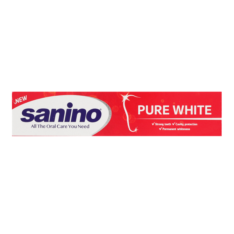 Паста зубная Отбеливающая Pure White Sanino 50мл Sanino(8690506546472 ...