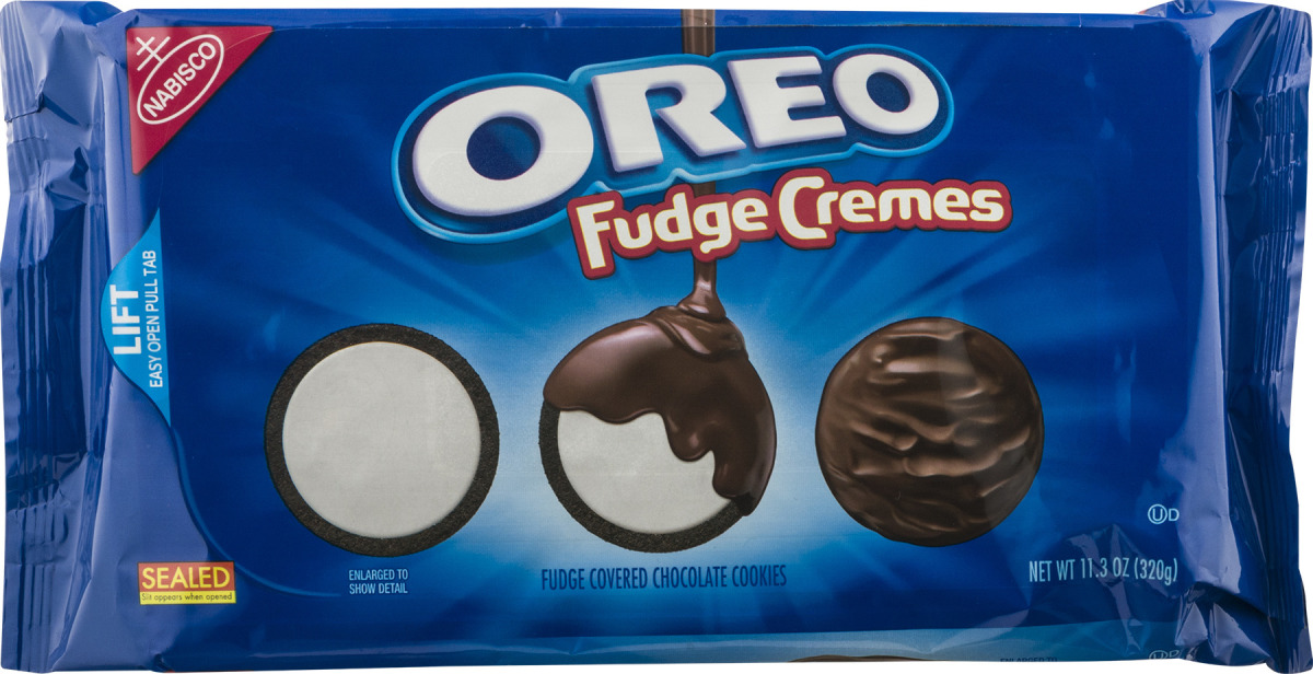 Nabisco Oreo Cookies Fudge Cremes(44000026943): customers reviews ...