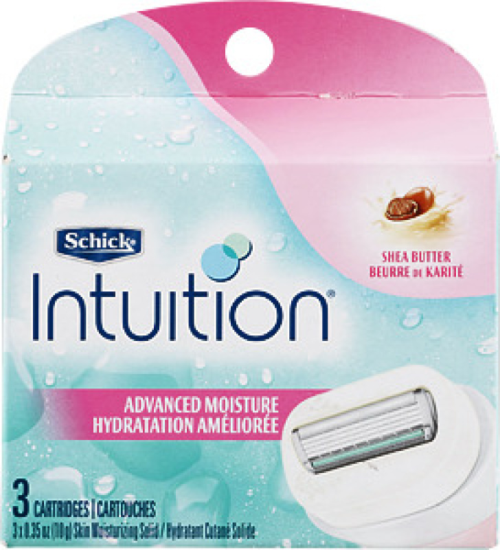 Schick Intuition Cartridges Advanced Moisture Hydration - 3 CT Schick ...