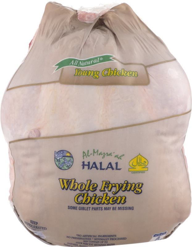Al-Mazra'ah Halal Whole Frying Chicken Al-Mazra'ah Halal(22110910000 ...