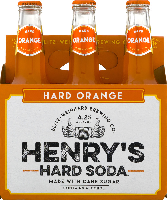 Henry's Hard Soda Hard Orange - 6 CT Henry's Hard Soda(34100989163 ...