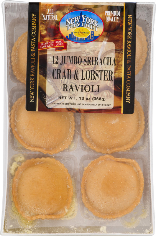 New York Ravioli & Pasta Company Jumbo Square Ravioli Crab & Lobster ...