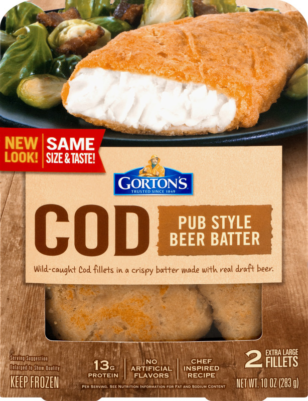 Gorton's Cod Pub Style Beer Batter Fillets - 2 CT Gorton's(44400128209 ...