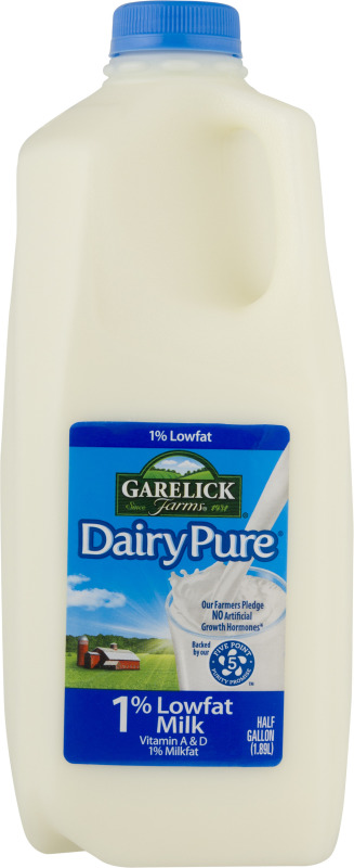 Tuscan Dairy Farms Dairy Pure 1% Lowfat Milk Garelick Farms(41900076818 ...