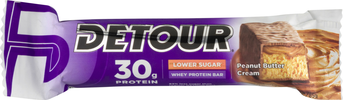 Detour Whey Protein Bar Peanut Butter Cream Detour(733913009265 ...
