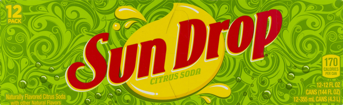 Sun Drop Citrus Soda - 12 PK Sun Drop(78000230161): customers reviews ...