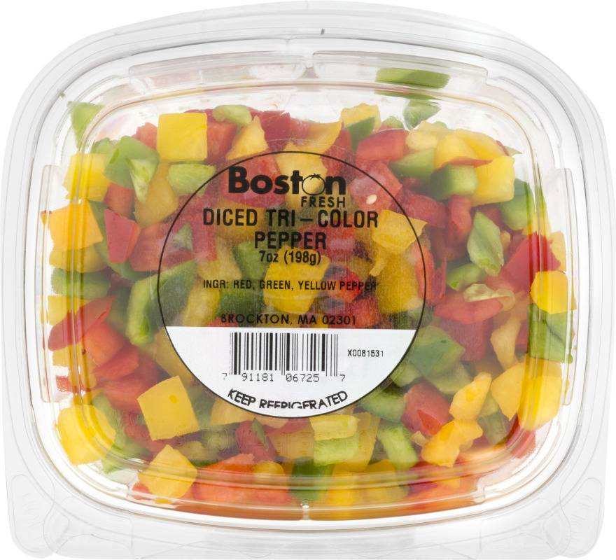 Boston Fresh Diced Tri-Color Pepper Boston Fresh(791181067257 ...