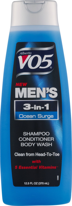 Alberto VO5 Men's 3-in-1 Shampoo Conditioner Body Wash Ocean Surge ...