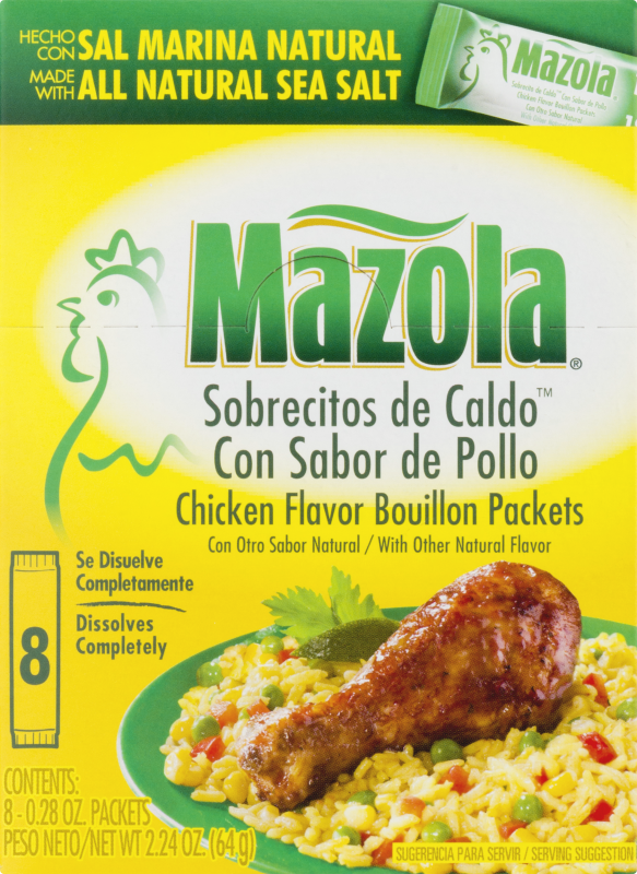 Mazola Chicken Flavor Bouillon Packets - 8 CT Mazola(761720951477 ...