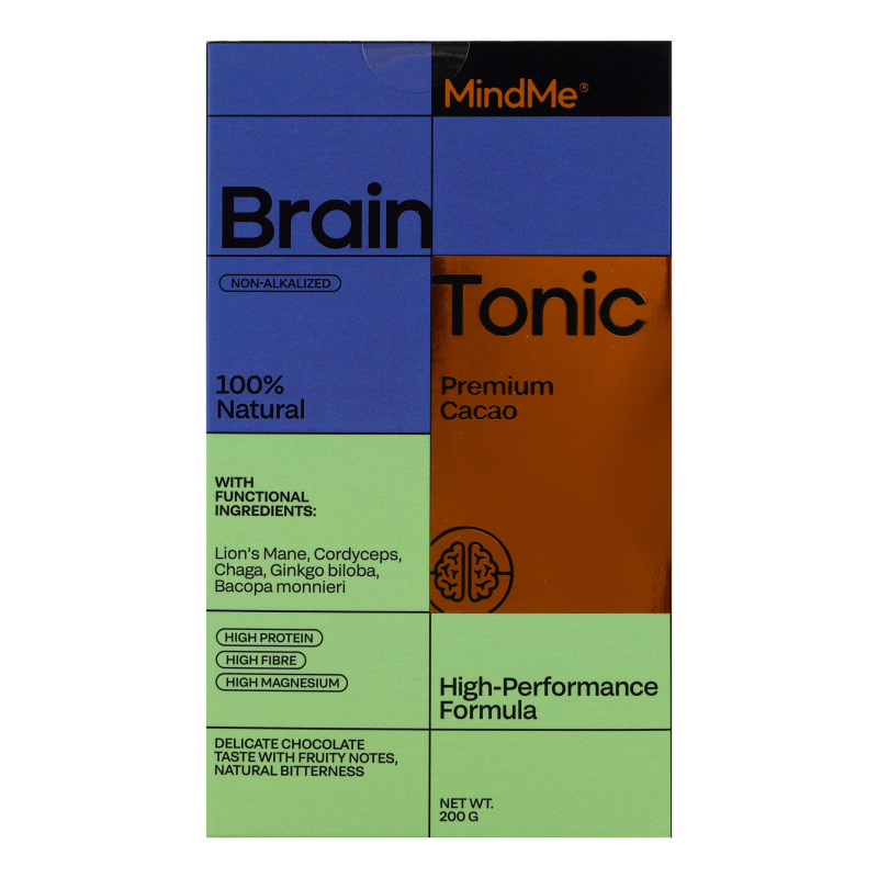 Какао премиальное с функциональными ингредиентами Brain tonic MindMe к/у 200г MindMe ...