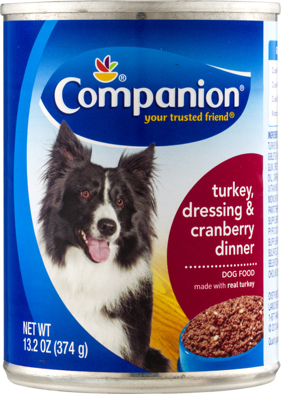 Companion Dog Food Turkey Dressing & Cranberry Dinner Companion ...