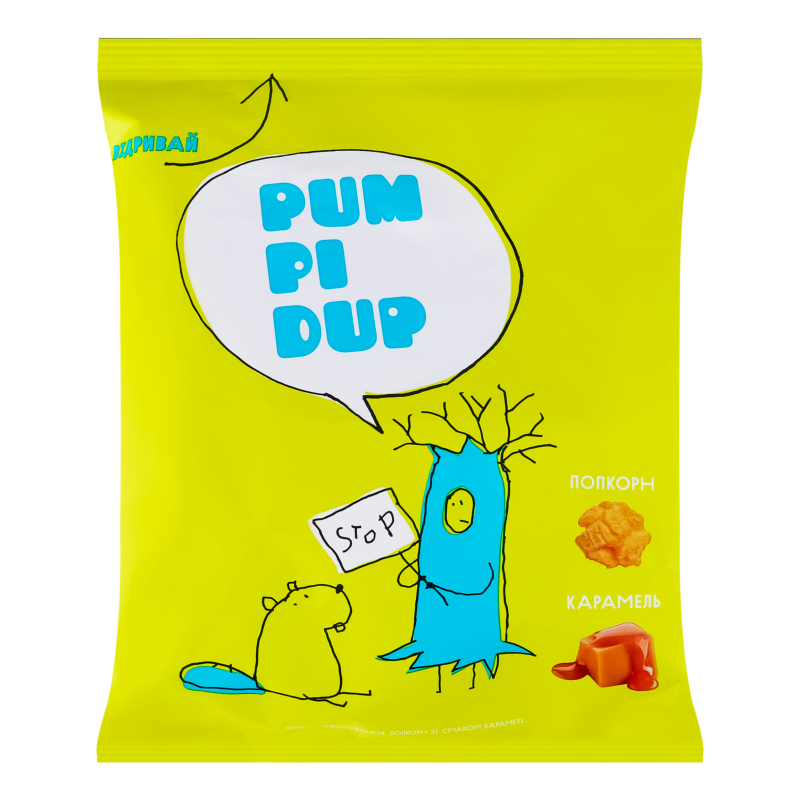 Попкорн с карамельным покрытием Pumpidup м/у 90г Pumpidup(4820223990508): купить в интернет ...