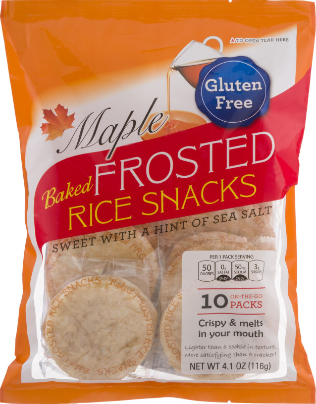 Kameda Baked Frosted Rice Snacks On-The-Go Packs Maple - 10 CT Kameda ...