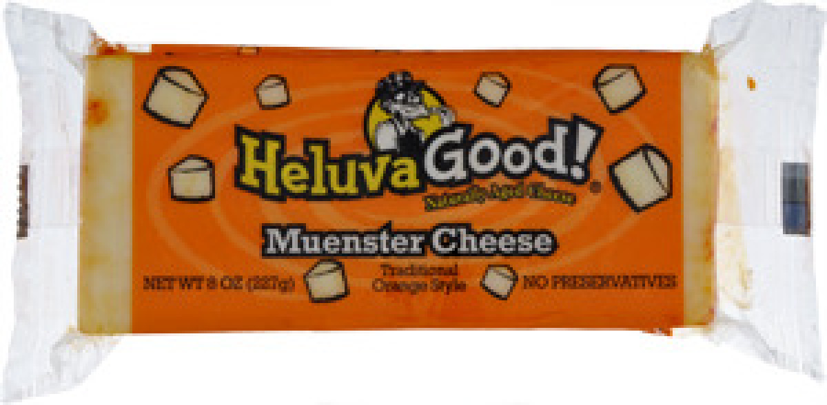 Heluva Good! Muenster Traditional Orange Style Cheese Heluva Good ...