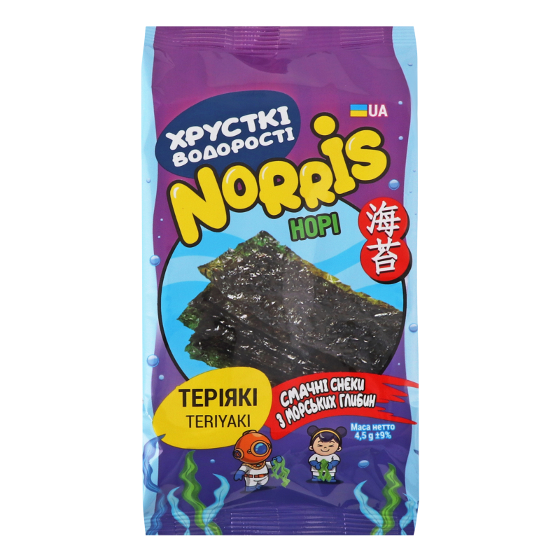 Нори с терияки Norris м/у 4.5г Norris(4820265550333): купить в интернет ...