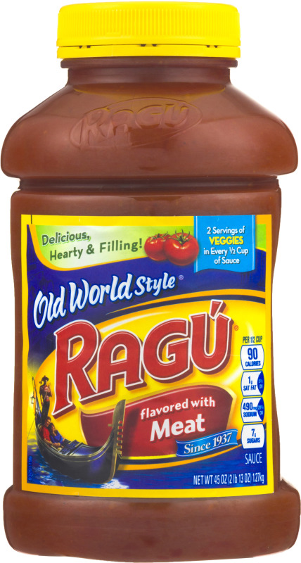 Ragu Old World Style Flavored with Meat Sauce Ragu(36200014110 ...