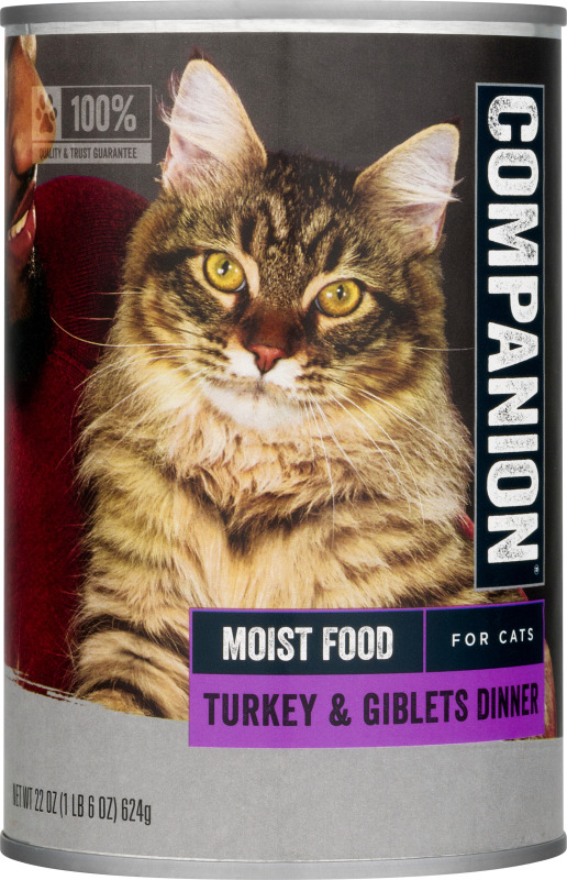 Companion Moist Cat Food Turkey & Giblets Dinner Companion(688267184376 ...