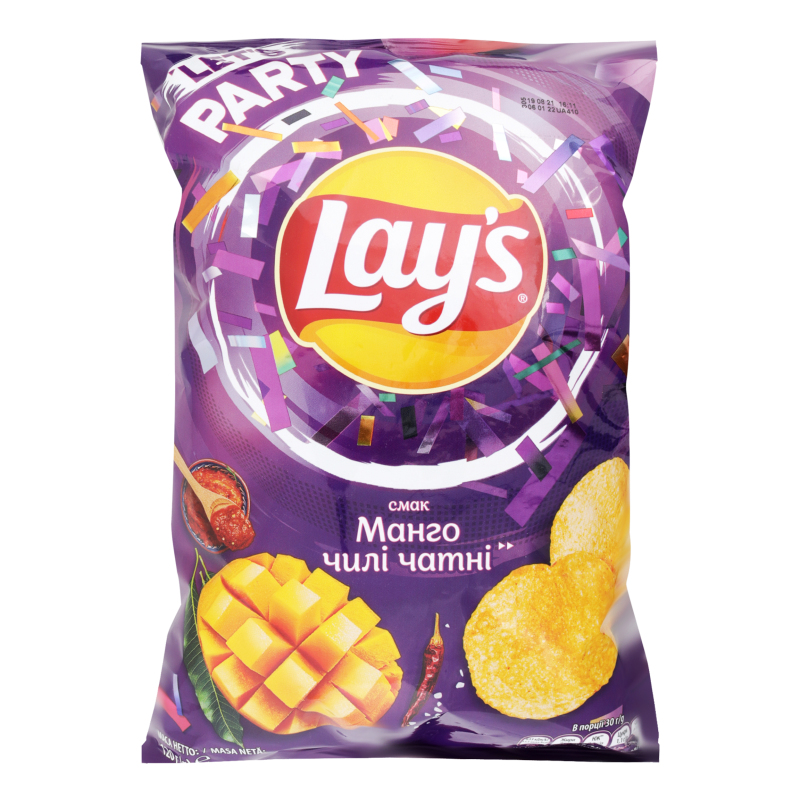 Чипсы Манго чили чатни Lay's м/у 120г Lay's(4823063123730): купить в ...