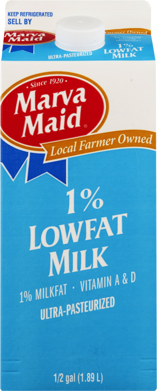 Marva Maid 1% Lowfat Milk Marva Maid(70480002269): customers reviews ...