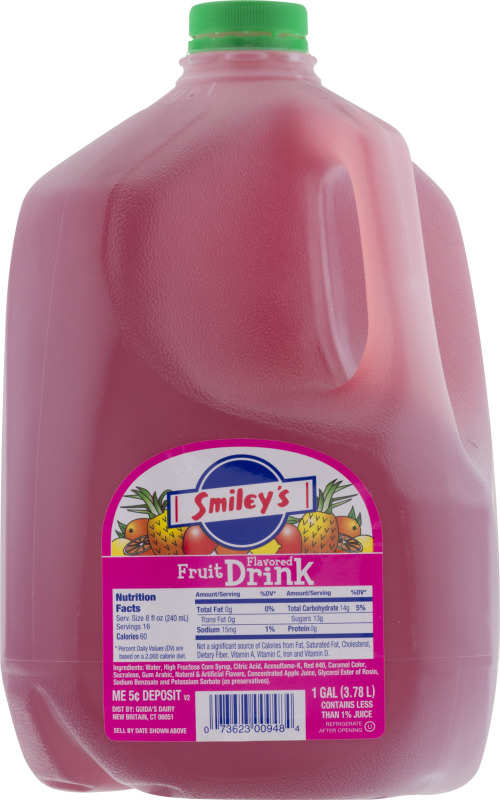 Smiley's Fruit Flavored Drink Smiley's(73623009484): customers reviews ...