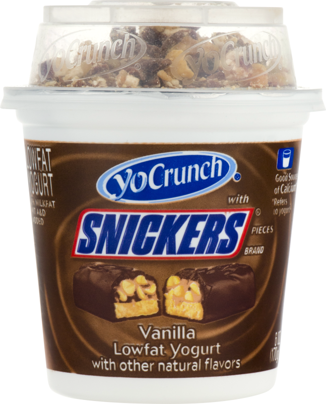 YoCrunch Lowfat Vanilla Yogurt Snickers YoCrunch(46675001126 ...