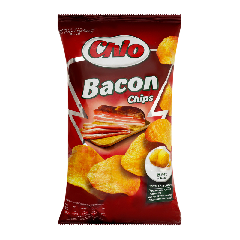 Чіпси Chio Bacon 150г x8 Chio(5900073000738): купить в интернет ...