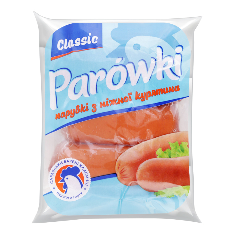 Сардельки вареные Classic Parowki п/с кг Parowki: купить в интернет ...