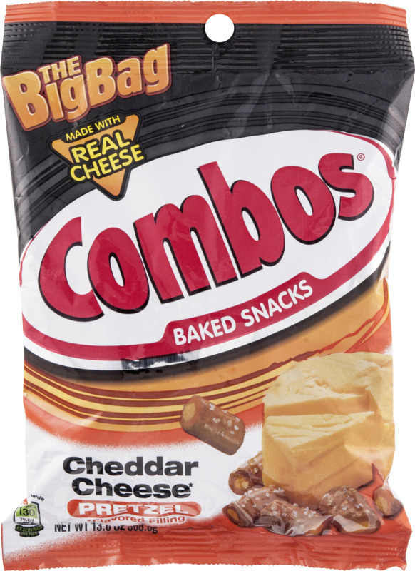 Combos Baked Snacks Cheddar Cheese Pretzel The Big Bag Combos ...