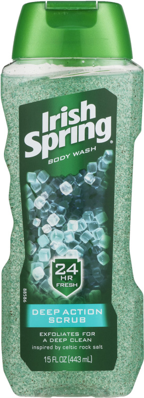 Irish Spring Body Wash Deep Action Scrub Irish Spring(35000268488 ...