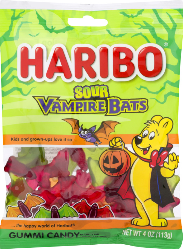 Haribo Gummi Candy Vampire Bats Sour(42238306479): customers reviews ...