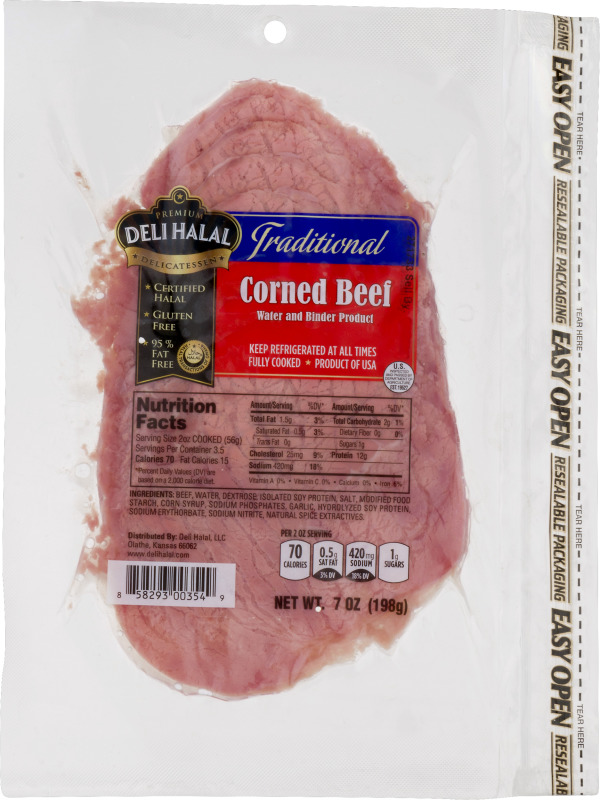 Deli Halal Corned Beef Traditional Deli Halal LLC.(858293003549 ...