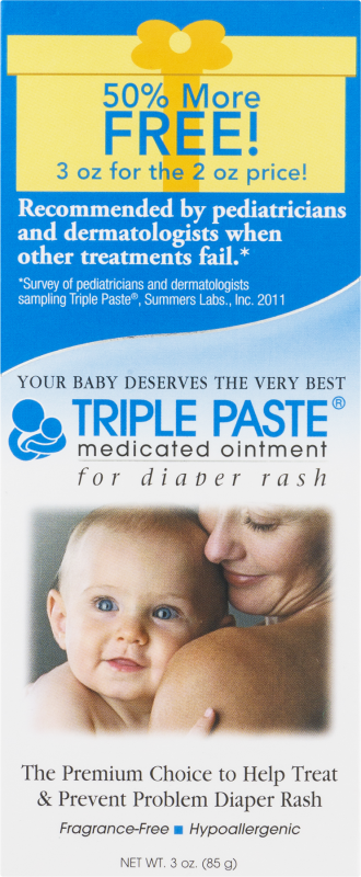 Triple Paste Medicated Ointment for Diaper Rash Triple Paste ...