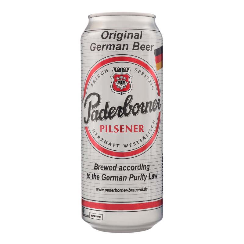 Пиво Paderborner Pilsener ж/б 4,8% 0,5л Paderborner 4101120015106 ...