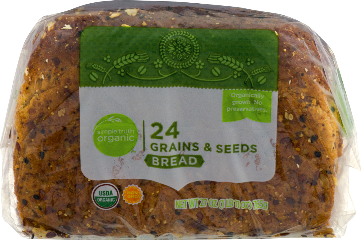 Simple Truth Organic 24 Grains & Seeds Bread Simple Truth Organic ...
