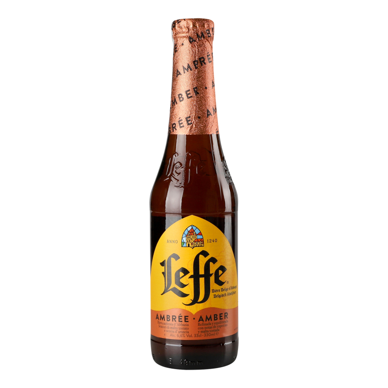 Пиво 0.33л 6.6% полутемное пастеризованное Ambree Leffe бут Leffe ...