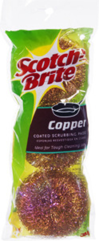 Scotch-Brite Copper Coated Scrubbing Pads - 3 CT Scotch-Brite ...