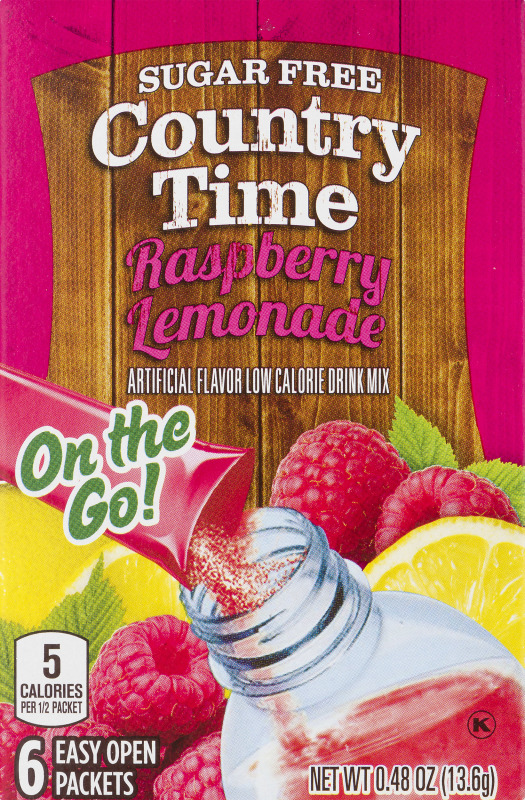 Country Time On the Go! Drink Mix Raspberry Lemonade - 6 CT Country ...