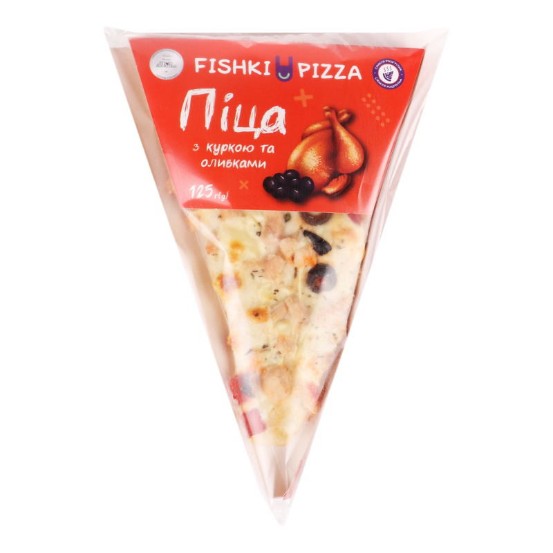 Пицца с курицей и оливками Fishki Pizza м/у 125г Fishki Pizza(4820269850088): купить в интернет ...