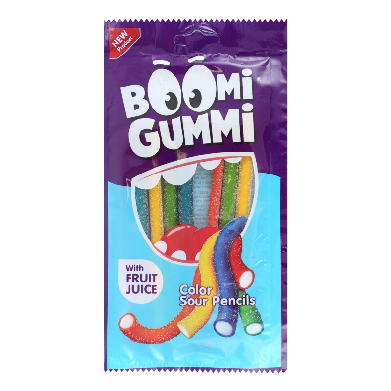 Конфеты желейные Color sour pencils Boomi Gummi м/у 70г Boomi Gummi ...