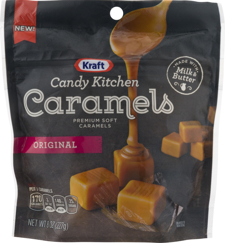 Kraft Candy Kitchen Caramels Caramel Original Kraft(70346000286 ...