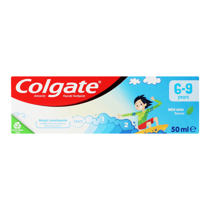 Паста зубная для детей 6-9лет Mild mint Colgate 50мл Colgate ...